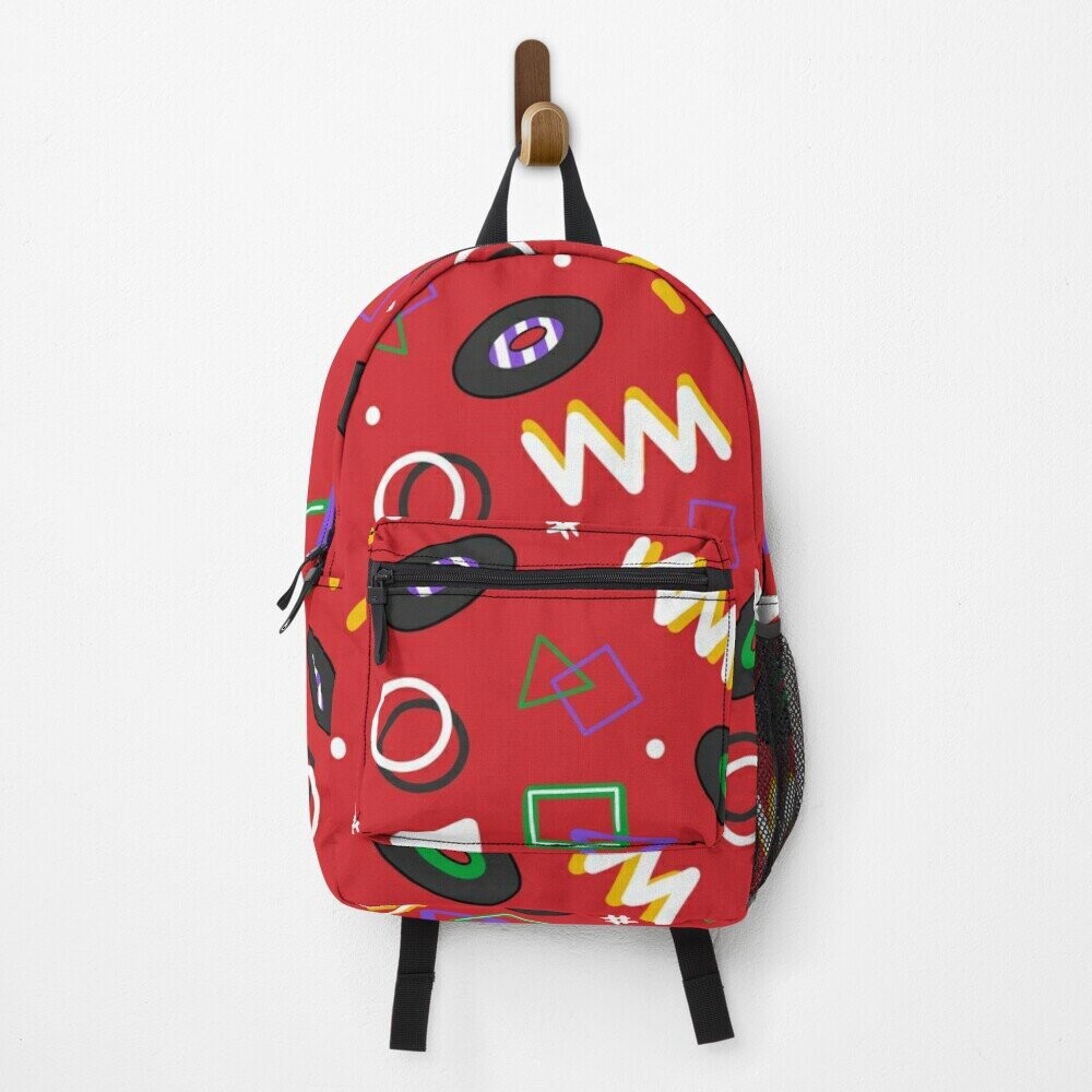 Backpack Tommyinnit inspired arcade carpet design School Bag Travel 15 ...
