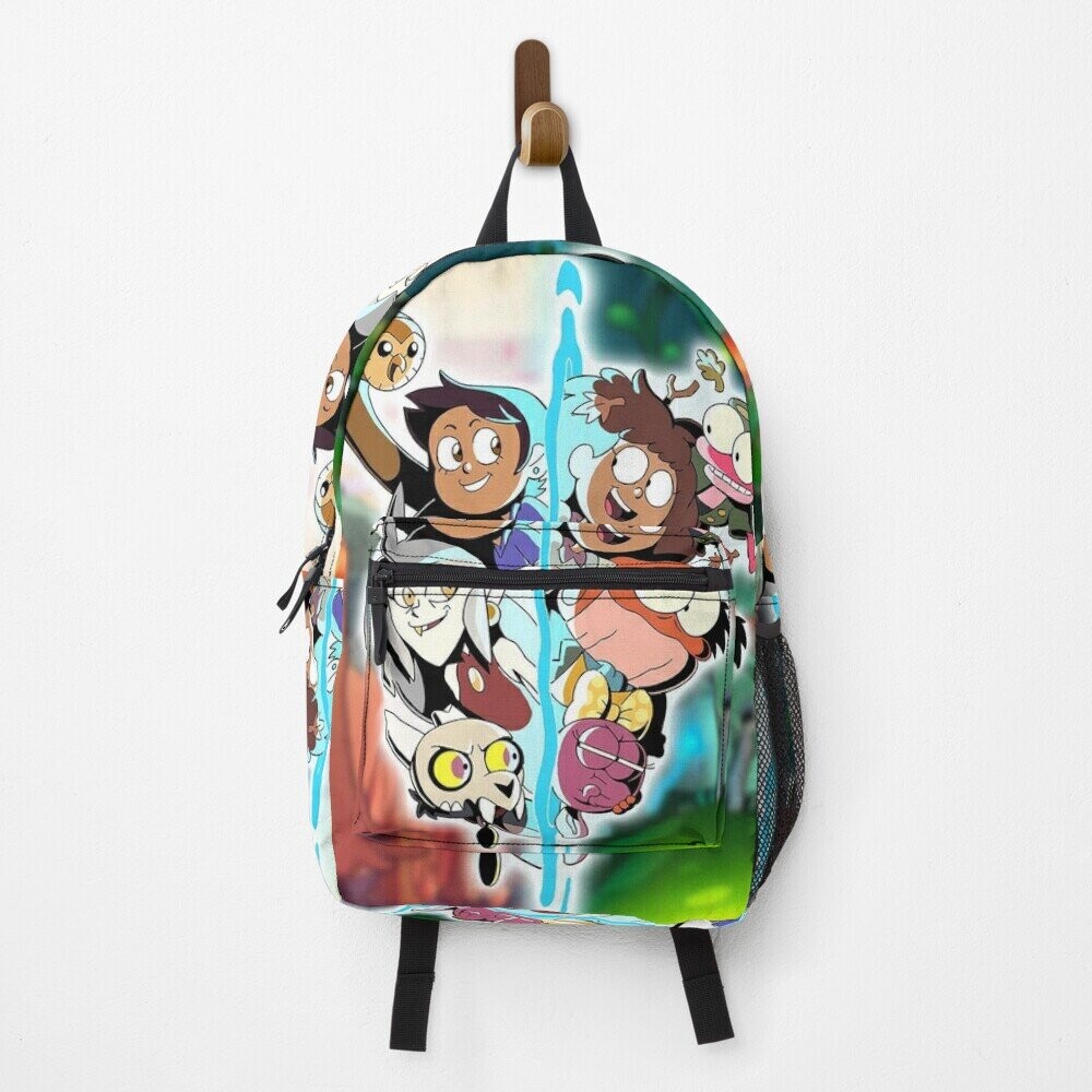 Backpack The Owl House x Amphibia Crossover Panel School Bag Travel 15 ...