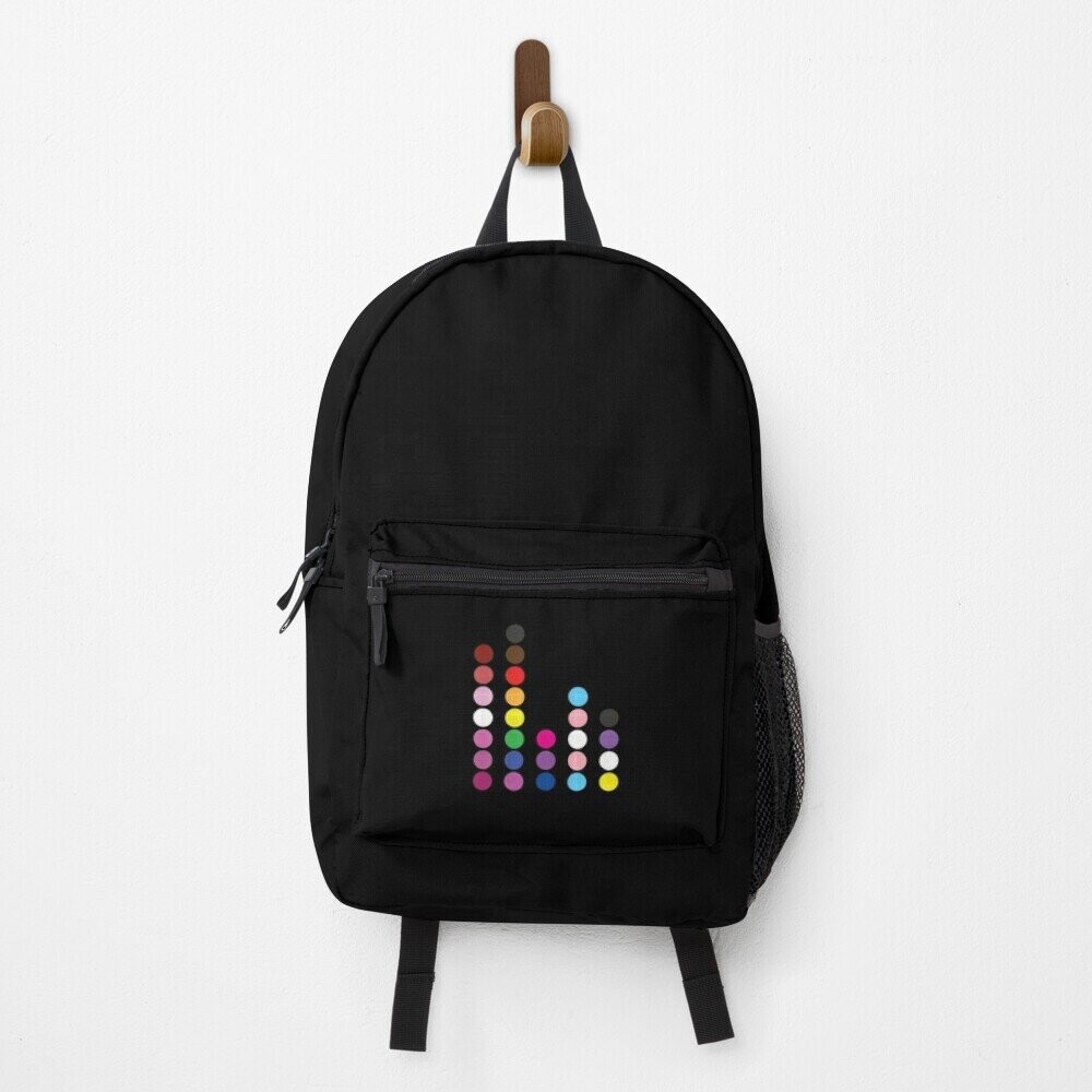 Backpack LGBTQ Pride Dots Subtle Minimalist LGBTQ Pride Flag Colors ...