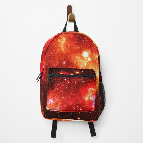 Backpack Nebula Red Orange School Bag Travel 15" on OnBuy