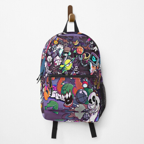 Backpack Fnf best Characters Friday Night Funkin School Bag Travel 15 ...