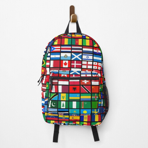 Backpack More then 90 Flags of the Countries of the World,International ...