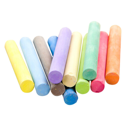 10PCS Sidewalk Chalk Set Bright Colors Doodle Blackboard Drawing ...