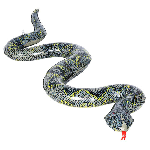 Inflatable Fake Snake Toys Animal Pool Floats Snakes For Garden Pool ...
