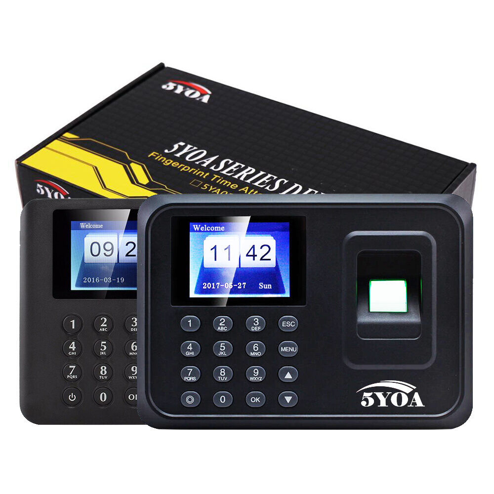 Biometric Fingerprint Attendance Punch USB Time Clock Office System ...