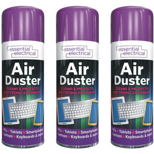 3x200ML Air Duster Spray PC Tab Laptop Keyboard Cleans & Protect Spray ...