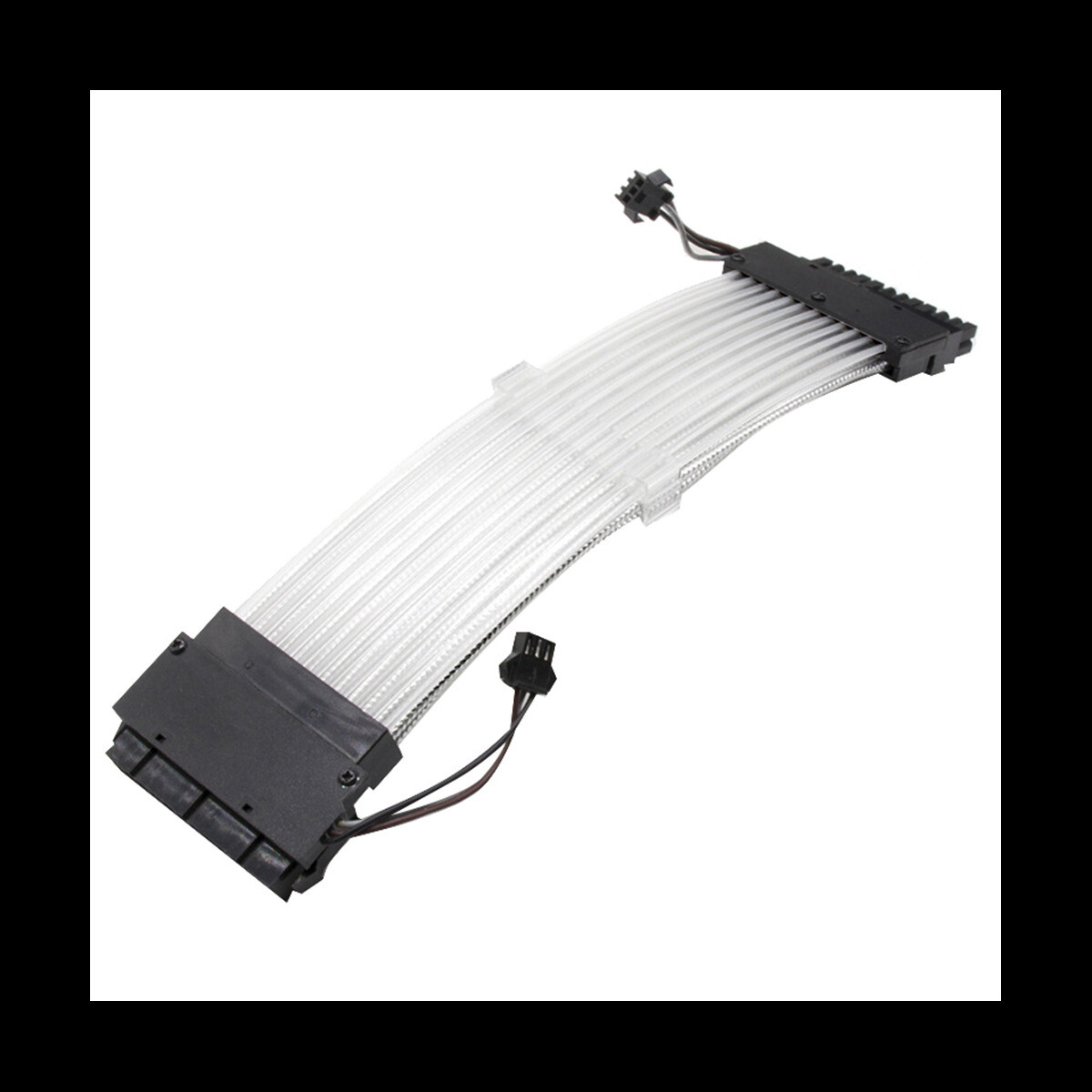 PC Case PSU Extension RGB Cable, ATX 24Pin Color Line ARGB Streamer ...