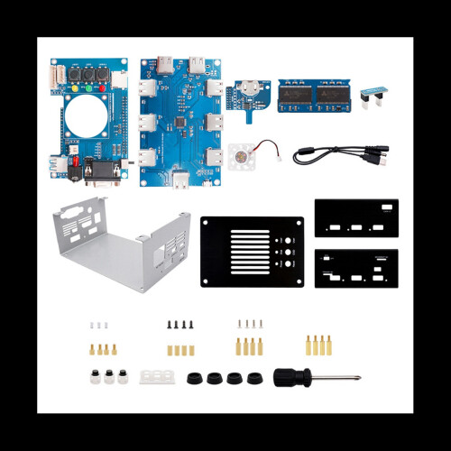 For Mister FPGA 128MB Motherboard V2.9+USB Hub V2.1 with DIY Metal Case Kit for Terasic DE10 ...