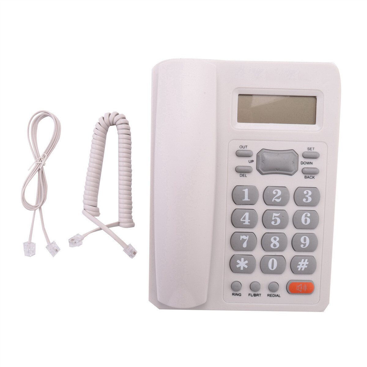 Corded Telephone Landline Telephone, Dual Interface Wired Telephone ...