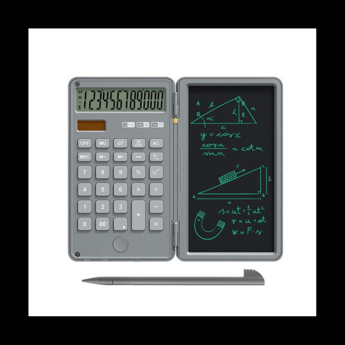 Calculator with Writing Pad 12-Digit Portable Calculators with Stylus ...