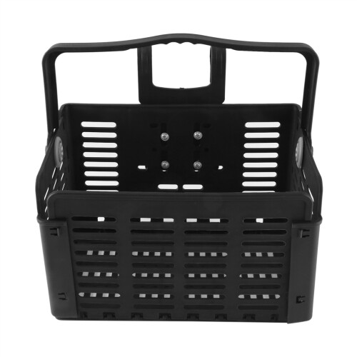 Folding Rear Bike Basket,Black,31.5 x22.5x20.5cm/12.4 x 8.8 x 8.0inch ...