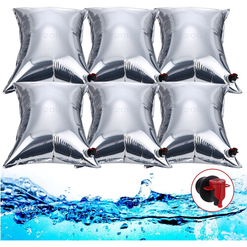 12¡Á25L Water Bag, Foldable Water Tank, 300 Litre Reusable Lightproof ...