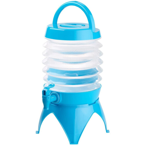 Foldable Water Dispenser: Foldable barrel, spout, stand, 3.5 litre ...