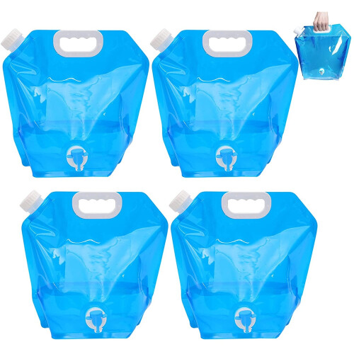 2¡Á10L/4¡Á10L Foldable Water Canisters with Tap,Water Container ...