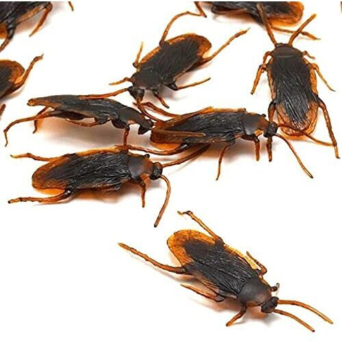 Fake Plastic Roach Cockroach Insects Joke Toys Prank Scary Trick Bugs ...