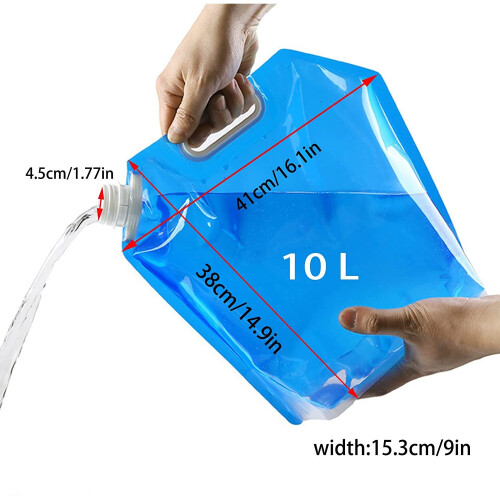3 Water Canister Foldable 10 L Bpa Free Water Canister 10 L Water ...