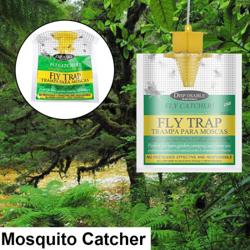 Disposable Fly Trap Outdoor Insect Killer Catcher Bag Non Toxic Pest ...
