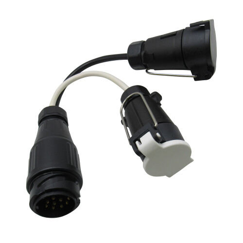 Tow Bar Plug Adaptor Socket 13 to 7 Pin (Electric Towing Converter) on ...