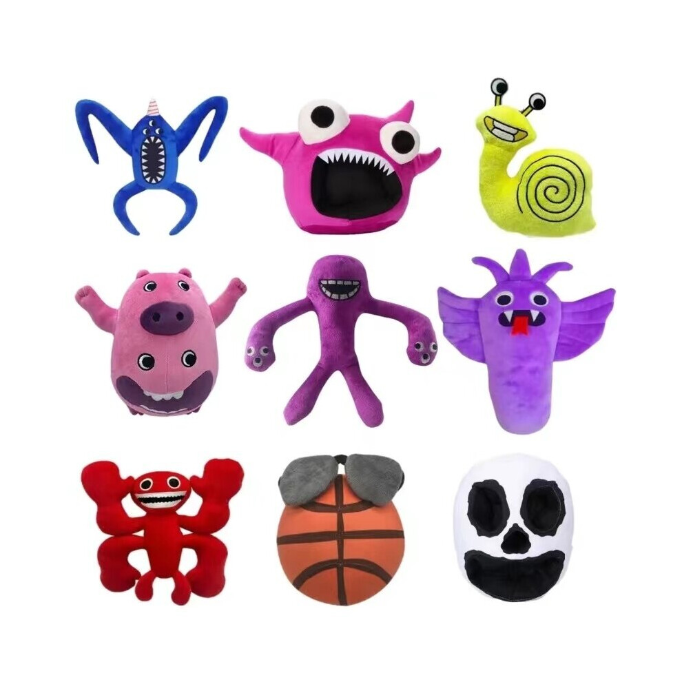 (9PCS-A) 9pcs Garden Of Banban Plush Toy Ban Ban Stuffed Animal Soft ...