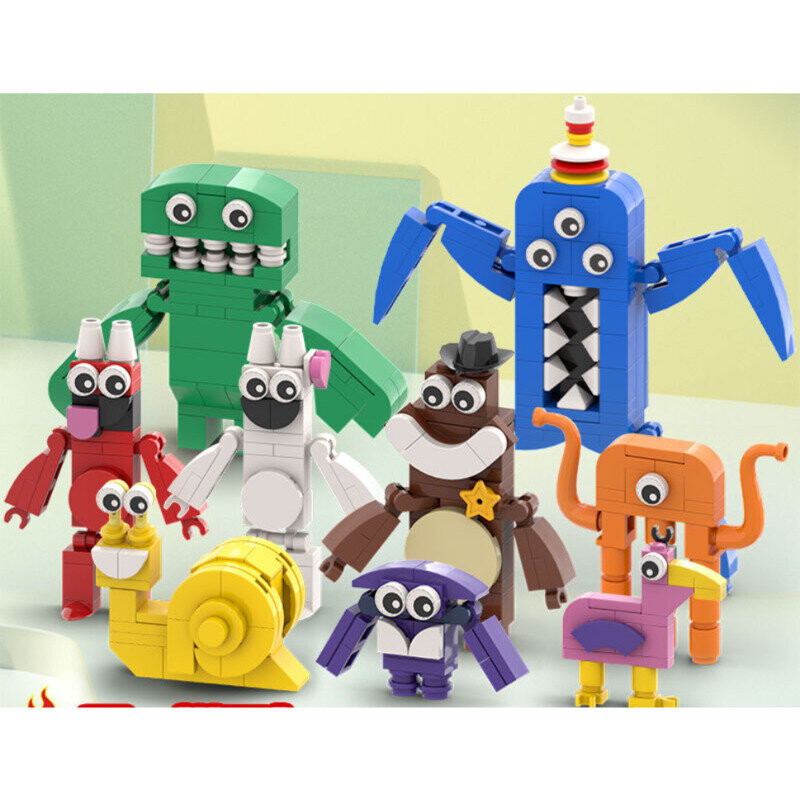 (9pcs 4cm-14cm) 9PCS Garden Of Banban Brick Banban Building Block ...
