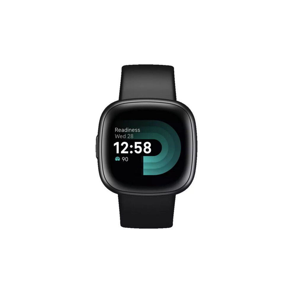 Fitbit Versa 4 Smart Watch - Black/Graphite | 6+ Day Battery, Built-in ...