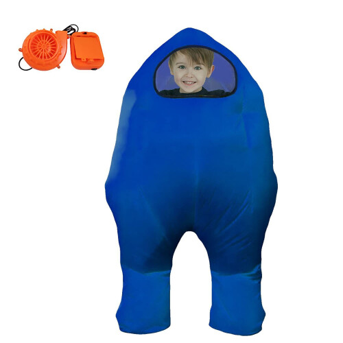 (Blue, Child) Inflatable Toikido Costume Yume Cosplay Halloween Book ...