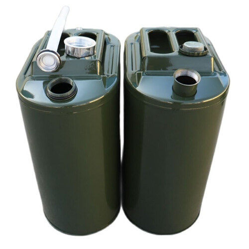 20L Metal Jerry Tank Stainless Steel Fuel Cans Petrol Cans Car Canister ...