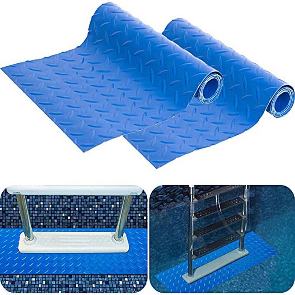 Pool Step Mat Long Lifespan Pool Ladder Pad Ultra-thick Wear Resistant ...