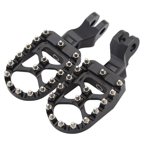 Motorcycle Black Driver Front MX Foot Peg Footpeg Footrest Footboard ...