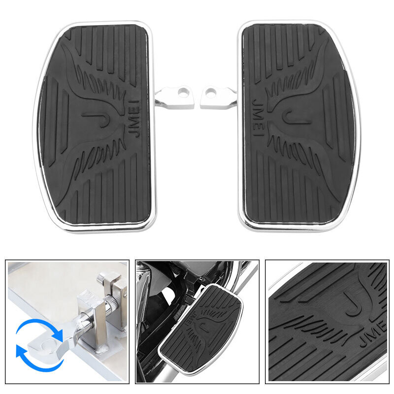 Motorcycle Rear Passenger Floorboards Footboard Foot Peg Rest Mount For ...
