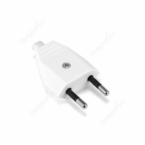 EU Electrical Socket Replacement Plug 4.0mm Male Screw Connections ...