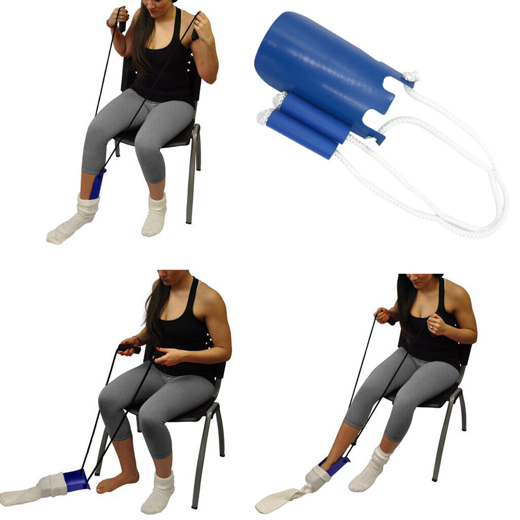 Easy On/Off Sock Dressing Helper Slider Stocking Aid Tool Kit No ...