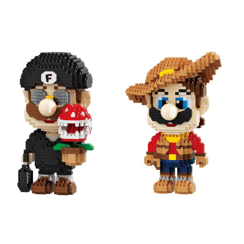 Balody Super Ma Fly Building Blocks Goomba Koopa 3D Model DIY Mini ...