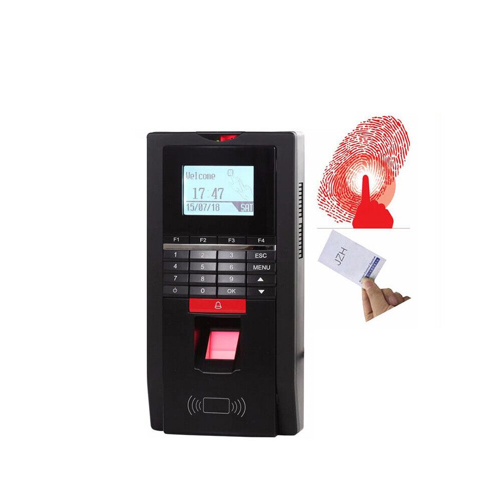 Biometric Fingerprint RFID Card Access Control System Time Attendance ...