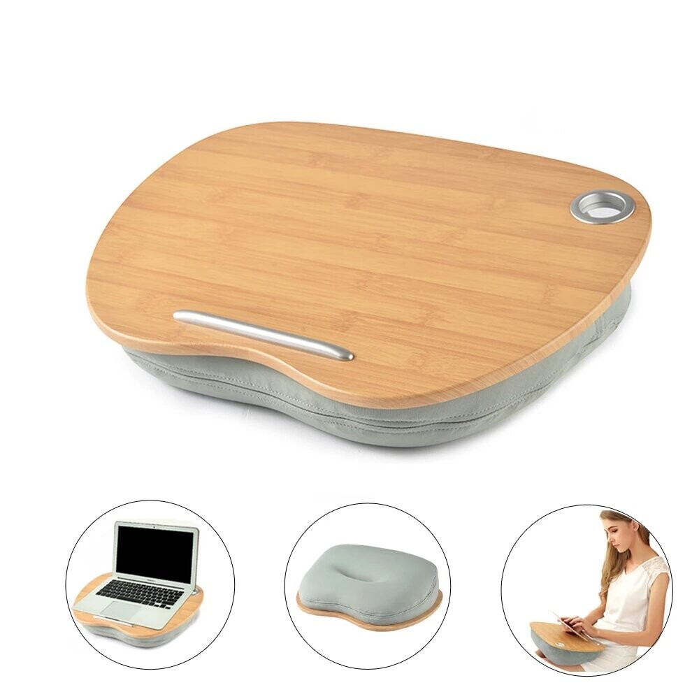 Multifunction Laptop Desk Table for Bed Pillow Knee Computer Desk ...