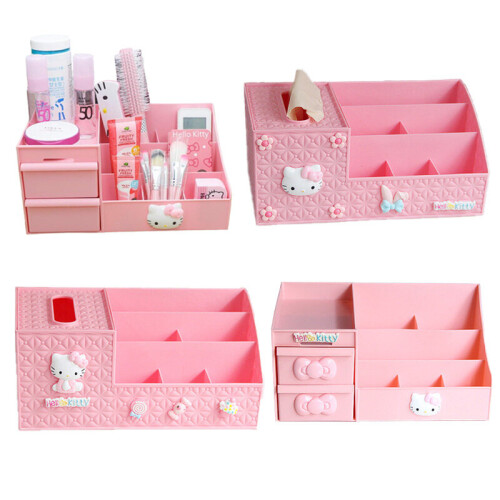 28Cm Kawaii Sanrios Anime Hello Kittys Cat Drawer Type Sundry Sorting ...