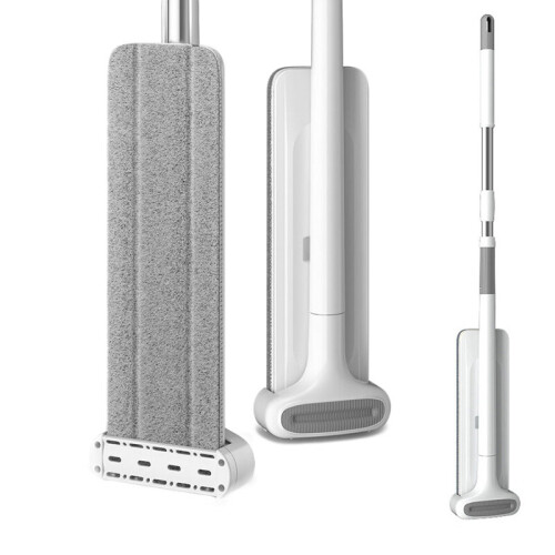 Flat Squeeze Mop Cleaning Floor Mop With 3Pcs Microfiber Rag Hand ...