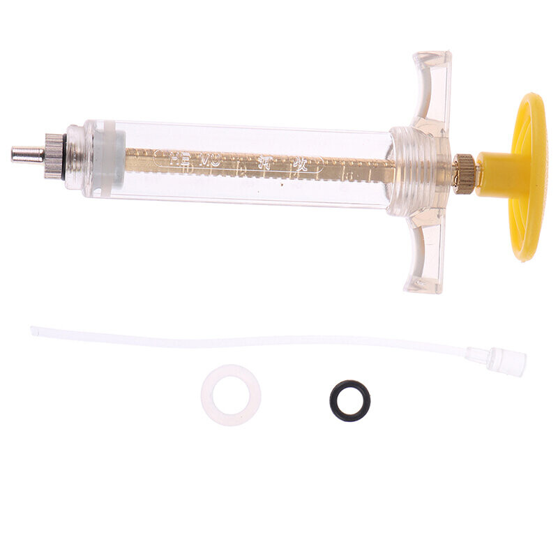 10ml Parrot Chick Feeder Copper Head Syringe Hose Birds Feeding Syringe ...