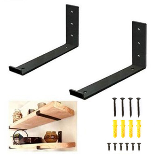 2PCS Wall Mounting Invisible Support Bracket Heavy Support Adjustable ...