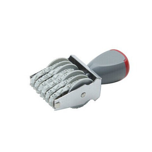 1PC Vintage DIY Wheels Rollers 6 Digits Numbering Stamp Trolley Date ...