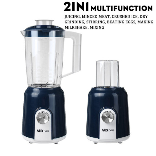 2-in-1 1.5L High Power Blender Mixer Electric Juicer Machine Smoothie ...
