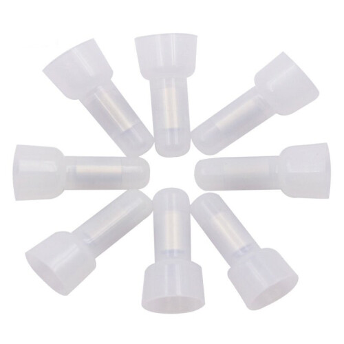 White transparent crimping cap, nipple closed-end wiring cap, wiring ...