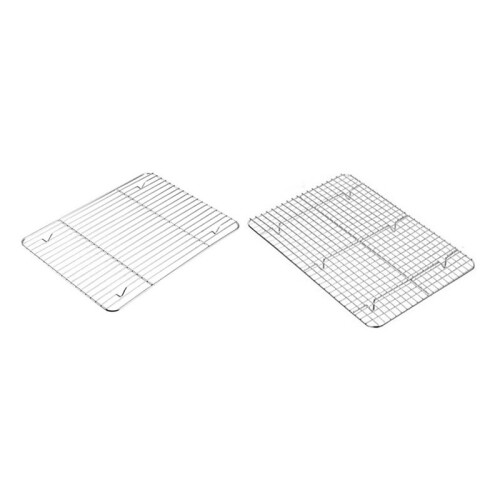 2 Pcs Cake Cooling Rack,Stainless Steel Baking Rack For Cooking And ...