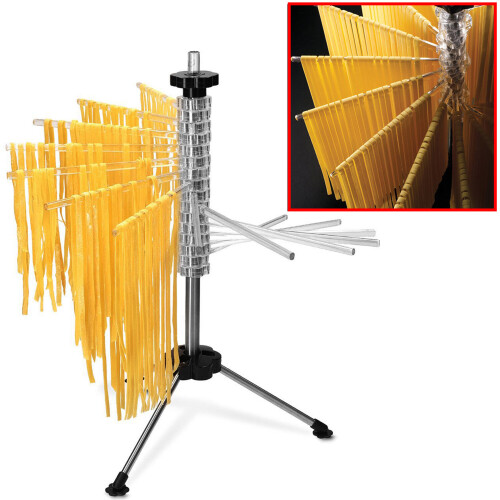 Hicook Pasta Drying Rack Collapsible Spaghetti Dryer Stand Noodles ...