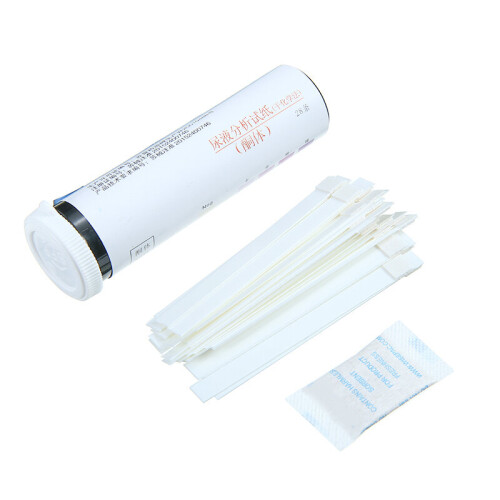 Urinalysis Reagent Strips 28 Strips Ketone Testing Strip White PH Meter ...