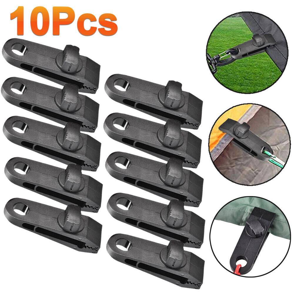5/10Pcs DIY Tarp Clamp Awning Tent Canopy Clamp Clip Snap Canvas Anchor ...