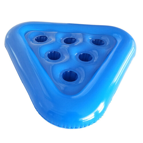 Inflatable Cup HolderFloating Inflatable Triangle Drinks Cup Holder ...