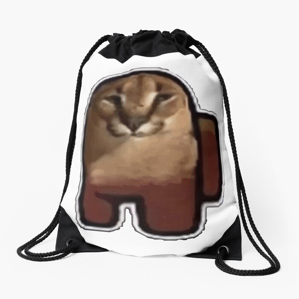 Drawstring Bag floppa among us Sport Gym Shoe Backpack on OnBuy