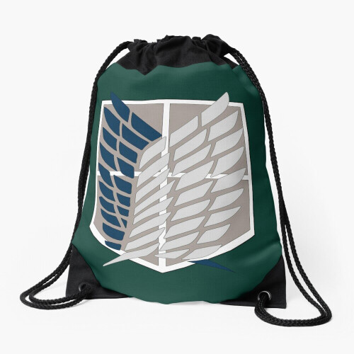 Drawstring Bag Attack on Titan - Survey Corps (Shingeki no Kyojin ...
