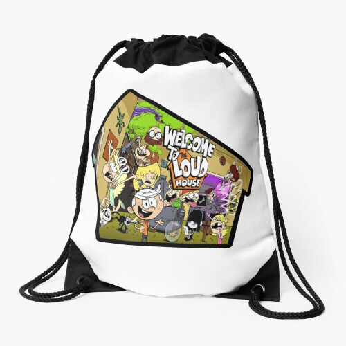 Drawstring Bag Welcome to the Loud House Sport Gym Shoe Backpack on OnBuy